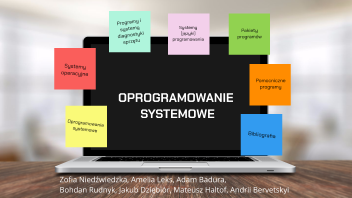 OPROGRAMOWANIE SYSTEMOWE by Julia Machlek on Prezi