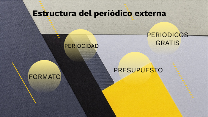 Estructura del Periódico by cristina rios martinez on Prezi