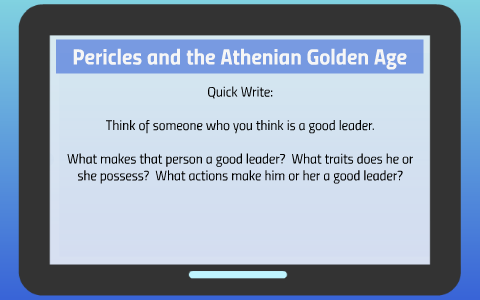 Pericles and the Athenian Golden Age by Rebecca Teames on Prezi
