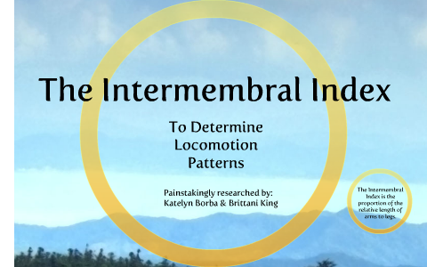 The Intermembral Index by Brittani King on Prezi