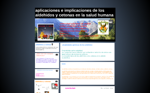aplicaciones e implicacions de los aldehidos y cetonas en la by jesica ...