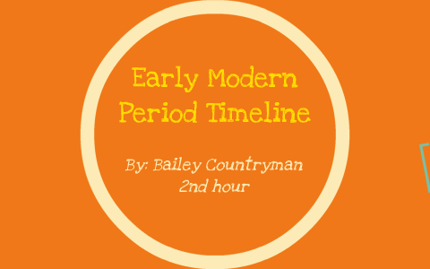 EMP Timeline AP World History by Bailey Countryman