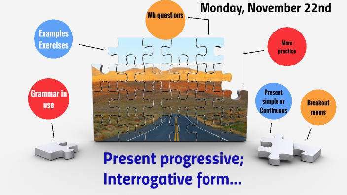 INTERROGATIVE FORM (Present progressive) by Lorena Espinoza S. on Prezi