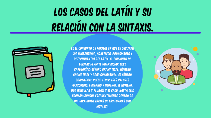 Los casos del latín y su relación con la sintaxis en español by Angel ...