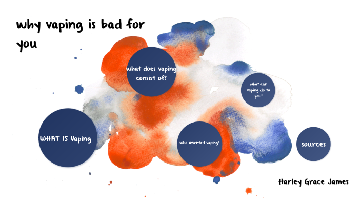 why vaping is bad for you by Harley James on Prezi