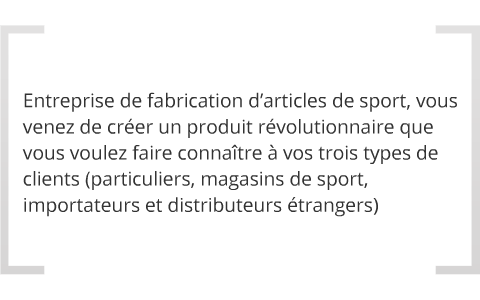 Objet révolutionnant le sport : Communication by Victor Massot on Prezi