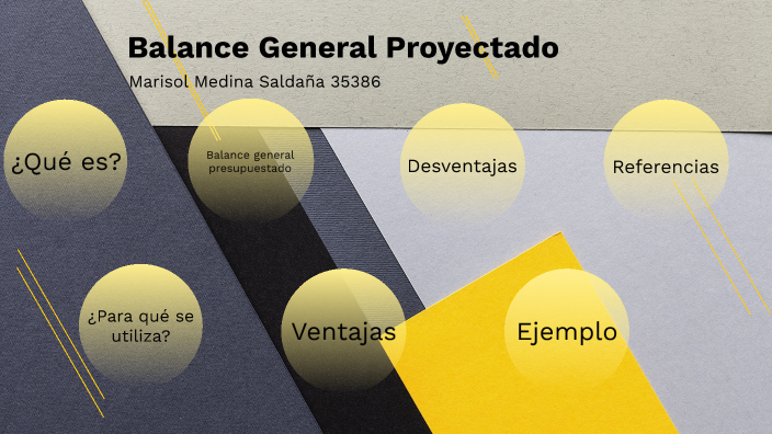 Balance General Proyectado by Marisol Medina on Prezi