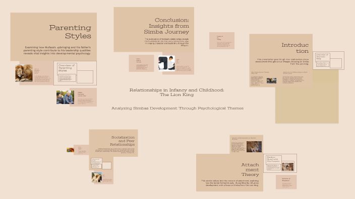 Relationships in Infancy and Childhood: The Lion King by Gracie Perkins ...