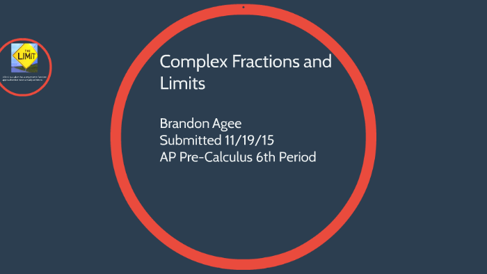 Complex Fractions and Limits by Dad Crocker on Prezi
