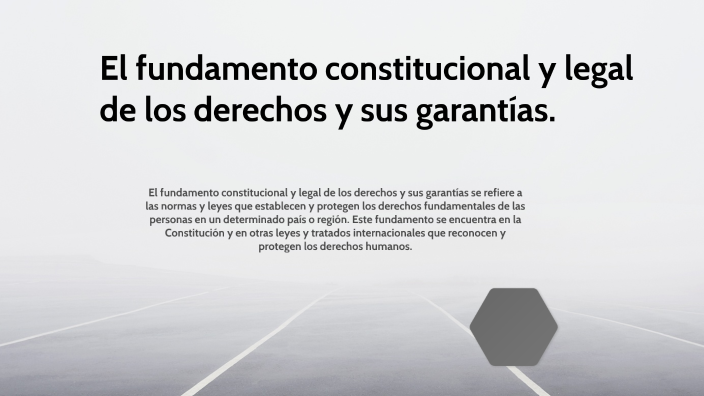 El fundamento constitucional y legal de los derechos y sus garantías by ...