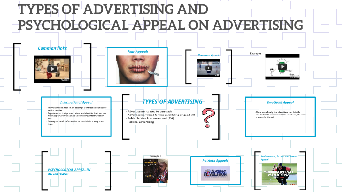 TYPES OF ADVERTISING AND PSYCHOLOGICAL APPEAL ON ADVERTISING by Huiqi ...