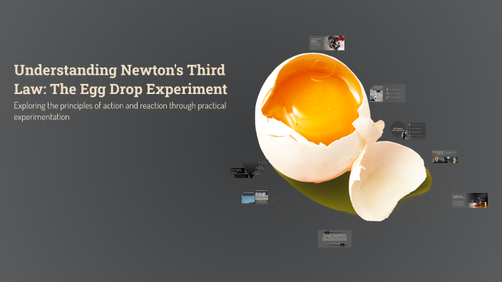 Understanding Newton's Third Law: The Egg Drop Experiment by Reniya ...