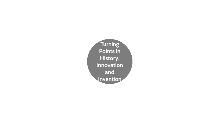 Turning Points in History: Innovation and Invention in History by Mia ...