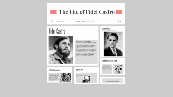 Fidel Castro by kaden wilkinson on Prezi