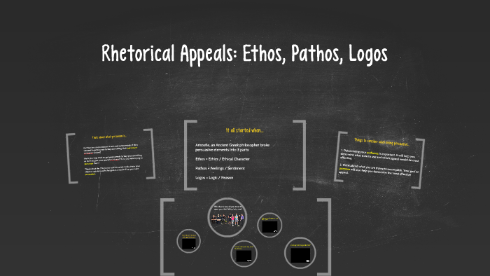 Rhetorical Appeals: Ethos, Pathos, Logos by Stacie Beam on Prezi