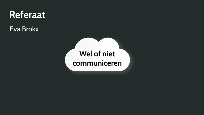 Referaat by Eva Brokx on Prezi