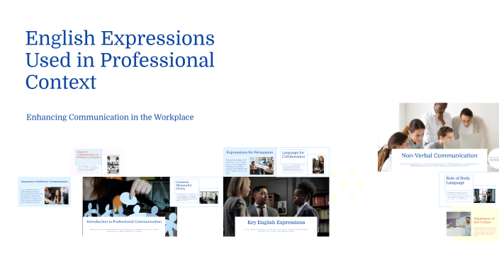 English Expressions Used in Professional Context by ANAHITA SENGUPTA on ...
