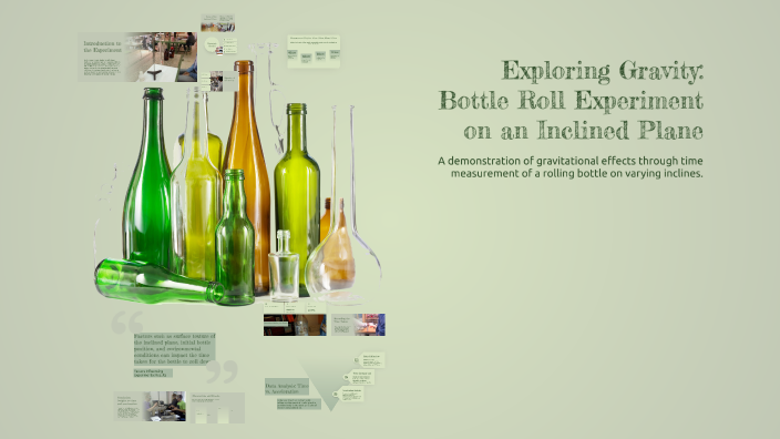 Exploring Gravity: Bottle Roll Experiment on an Inclined Plane by ...