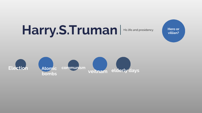Harry.S.Truman hero or villian? by Alexandra Echavarria on Prezi