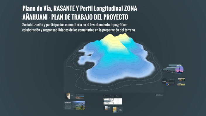 Plano de Vía, RASANTE Y Perfil Longitudinal ZONA AÑAHUANI - PLAN DE ...