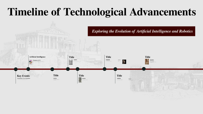 Timeline of Technological Advancements by Vlad Slizer on Prezi