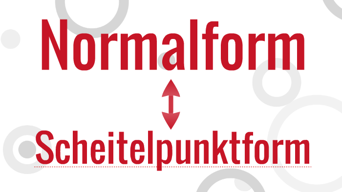 Normalform in Scheitelpunktform umwandeln by Miriam Müller on Prezi