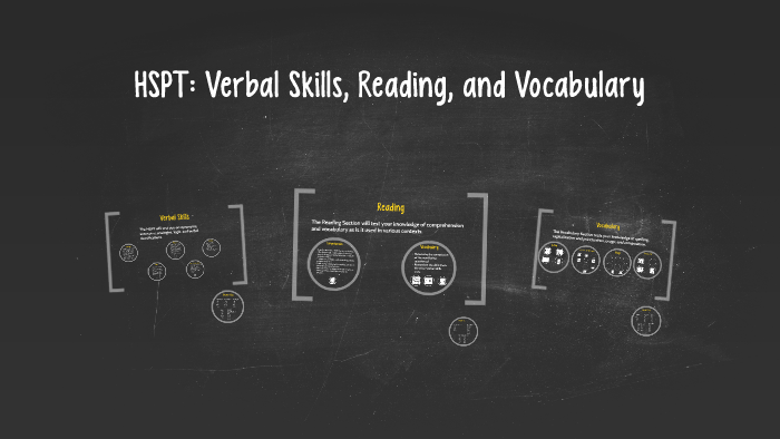 HSPT: Verbal Skills, Reading, and Vocabulary by Kaitlin Thackery on Prezi