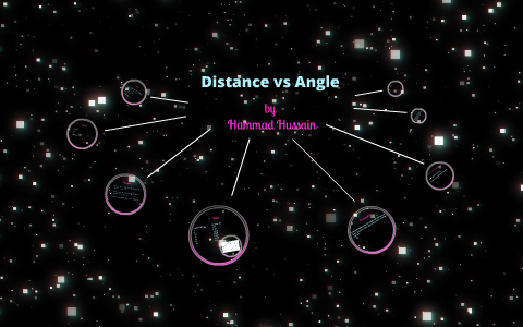Distance vs Angle by Hammad Hussain