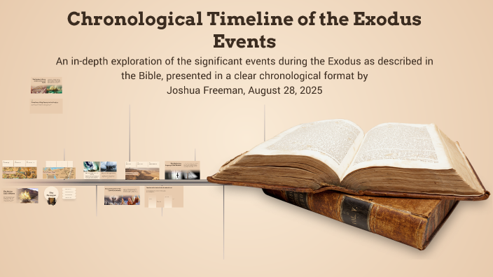 Chronological Timeline of the Exodus Events by David Freeman on Prezi