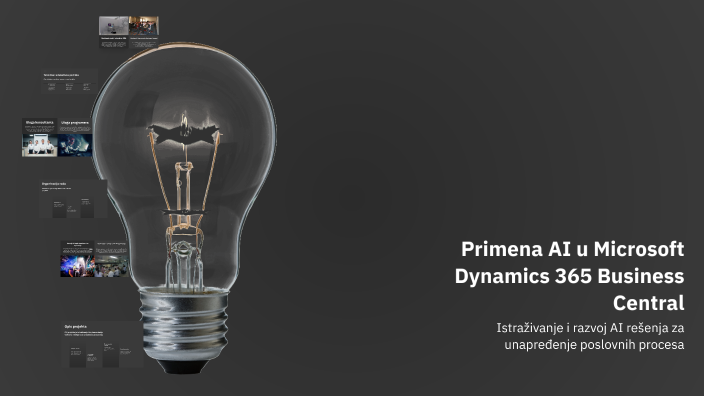 Primena AI u Microsoft Dynamics 365 Business Central by Miloš ...