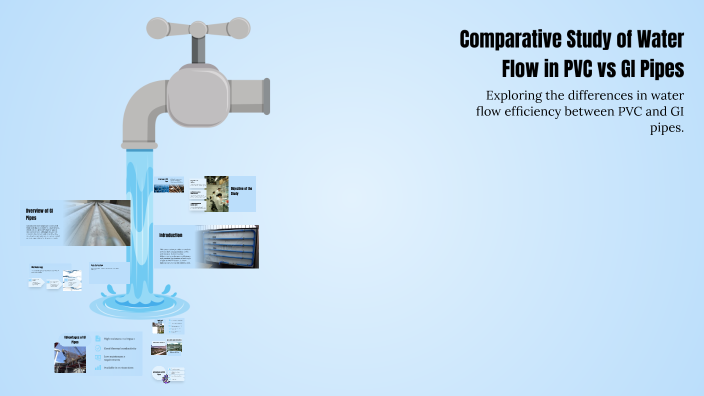 Comparative Study of Water Flow in PVC vs GI Pipes by Muskan Tripathy ...