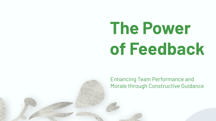 The Power of Feedback by Ebi Eskandari on Prezi