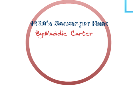 1920's Scavenger Hunt by Maddie Carter on Prezi