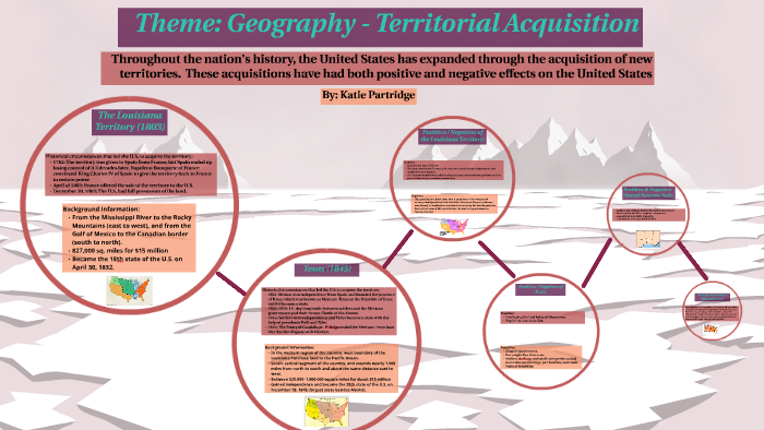 Theme: Geography - Territorial Acquisition by Katie Partridge on Prezi