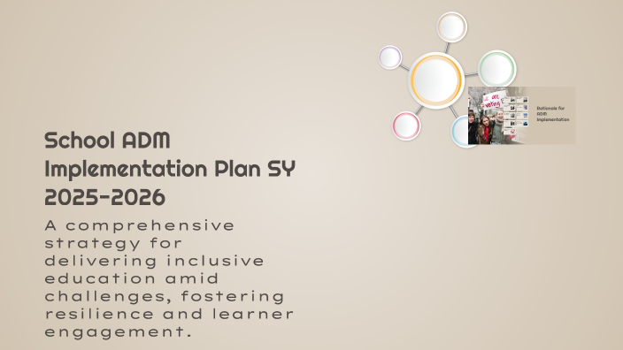 School ADM Implementation Plan SY 2025-2026 by Jazelle Pimentel on Prezi