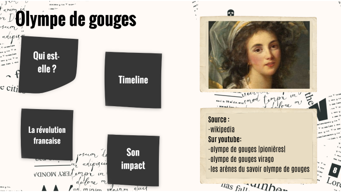 olympes de gouges by Manon Cadoudal