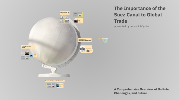 The Importance of the Suez Canal to Global Trade by jonas schöppler on ...