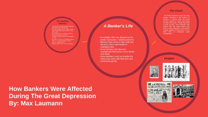 The Life of a Banker During the Great Depression by Clerisa Smith on Prezi