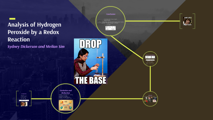 Analysis of Hydrogen Peroxide by a Redox Reaction by Sydney Dickerson