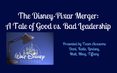 MGT 291 Disney-Pixar Merger by Lindsey Spice on Prezi
