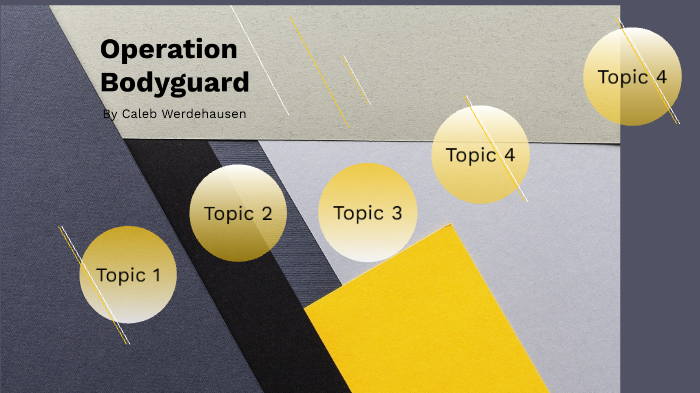 Operation Bodyguard by caleb werdehausen on Prezi