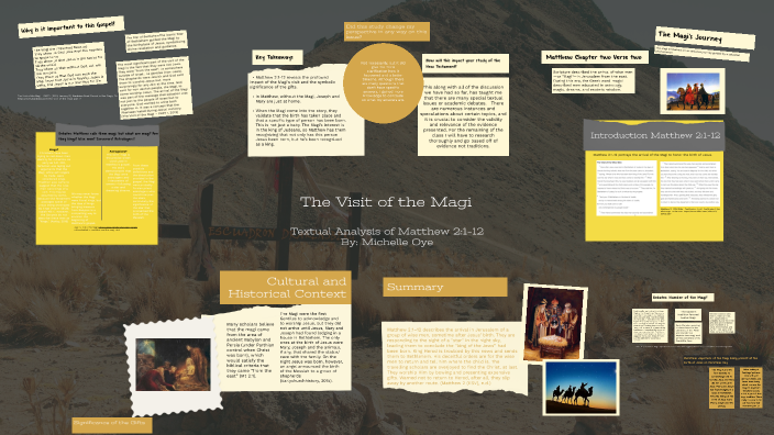 Textual Analysis of Matthew 2:1-12 by Michelle Oye on Prezi
