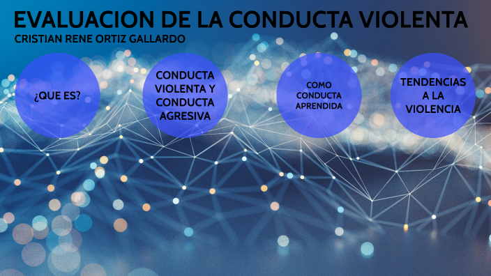 EVALUACION DE LA CONDUCTA VIOLENTA by Cristian Rene Ortiz Gallardo on Prezi