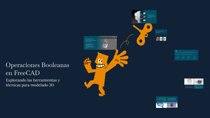 Operaciones Booleanas en FreeCAD by Josias Eng on Prezi