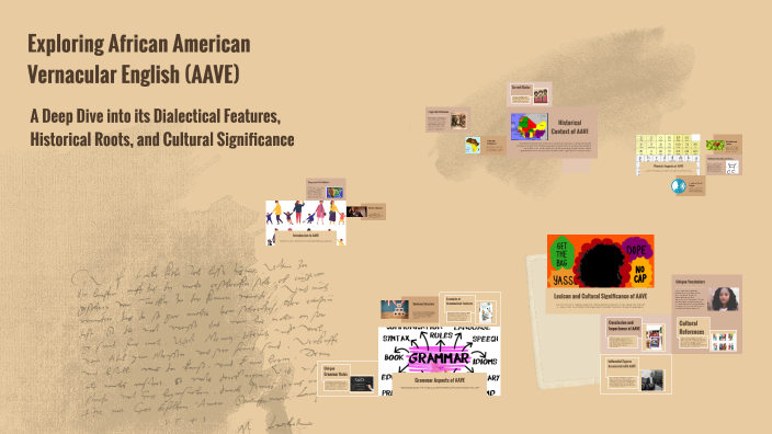 Exploring African American Vernacular English (AAVE) by Javier Kairies ...