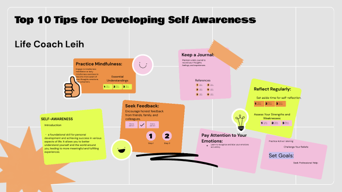 Top 10 Tips for... Developing Self Awareness by Jobileih Viñas on Prezi