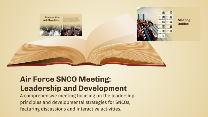 Air Force SNCO Meeting: Leadership and Development by Madeleine Gomez ...