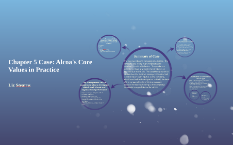 Chapter 5 Case: Alcoa's Core Values in Practice by Liz Stearns on Prezi