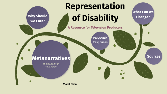 Representation of Disability in Children's Television by VIOLET OKON on ...