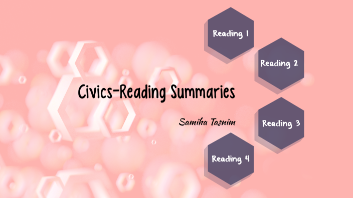 Civics Reading Summaries by Samiha Tasnim on Prezi